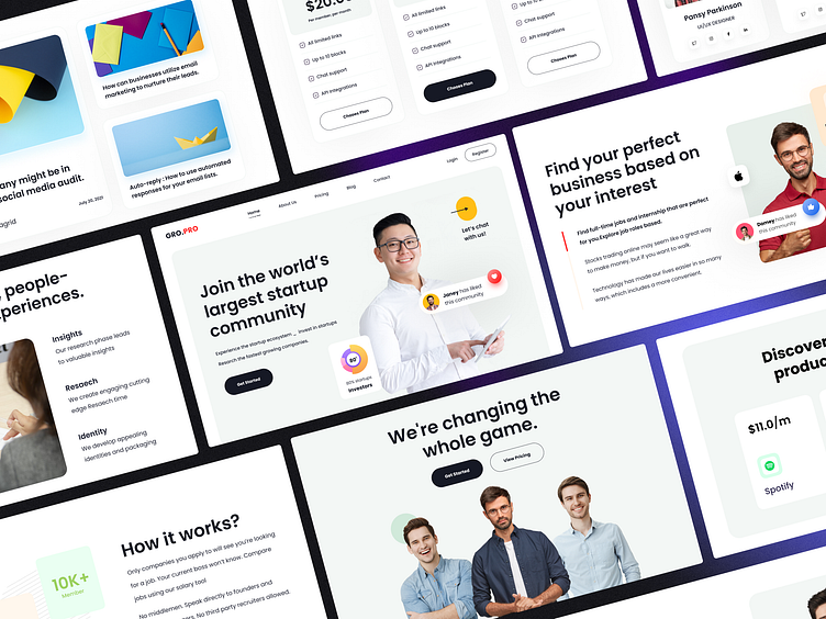 Launchpad: Startups Landing Page UI Design by Abu Said Sarkar on Dribbble
