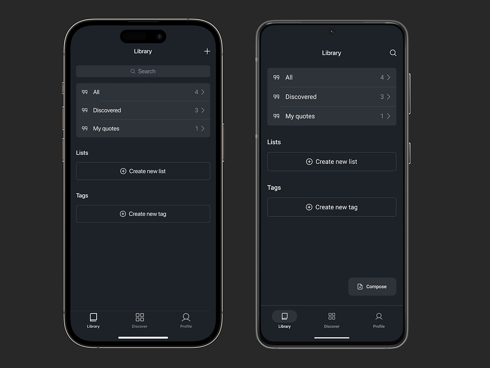 Browse thousands of Quote UI images for design inspiration | Dribbble