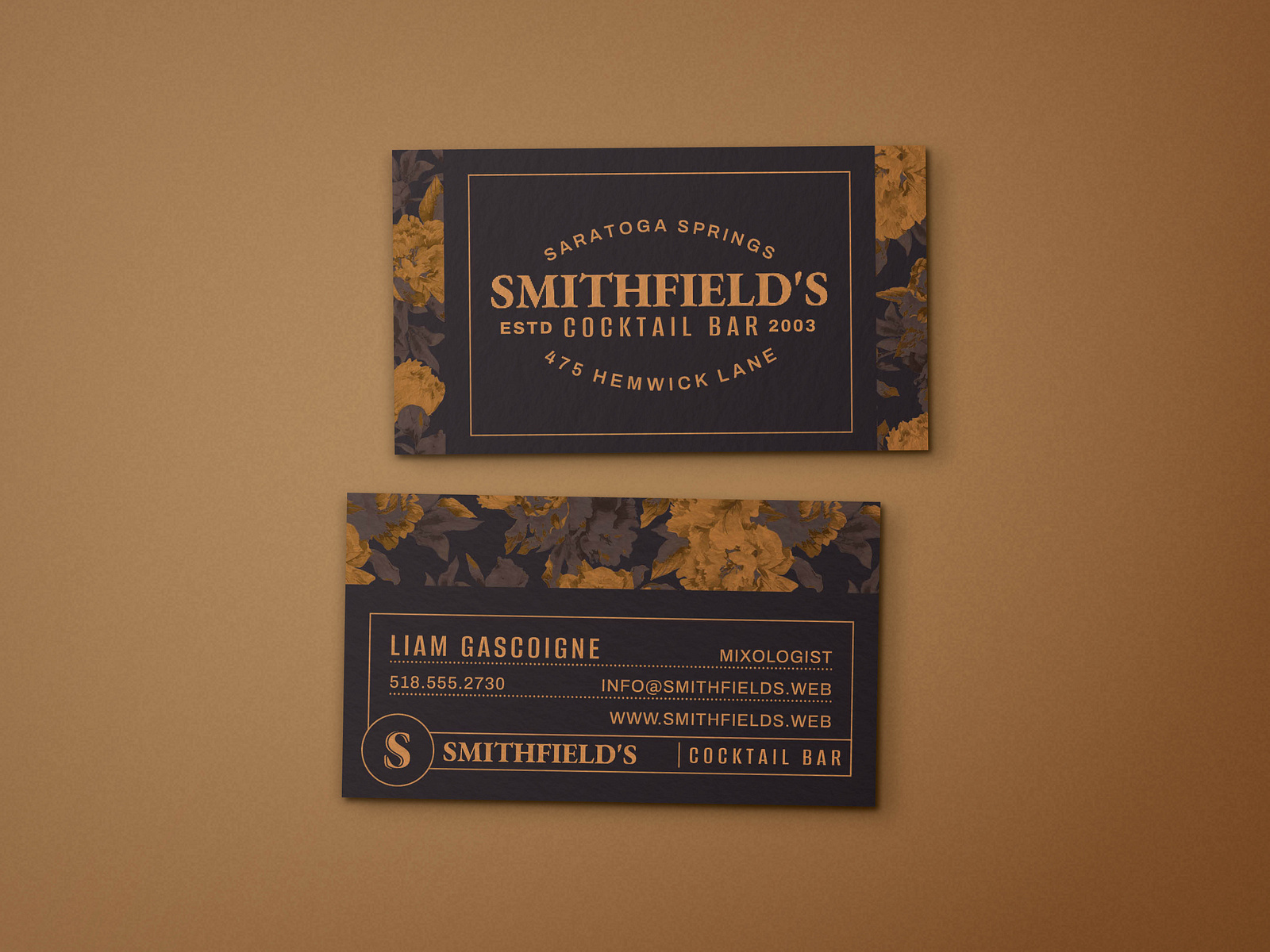 Cocktail Bar Business Card / Brand Identity by Vista Product Creation ...