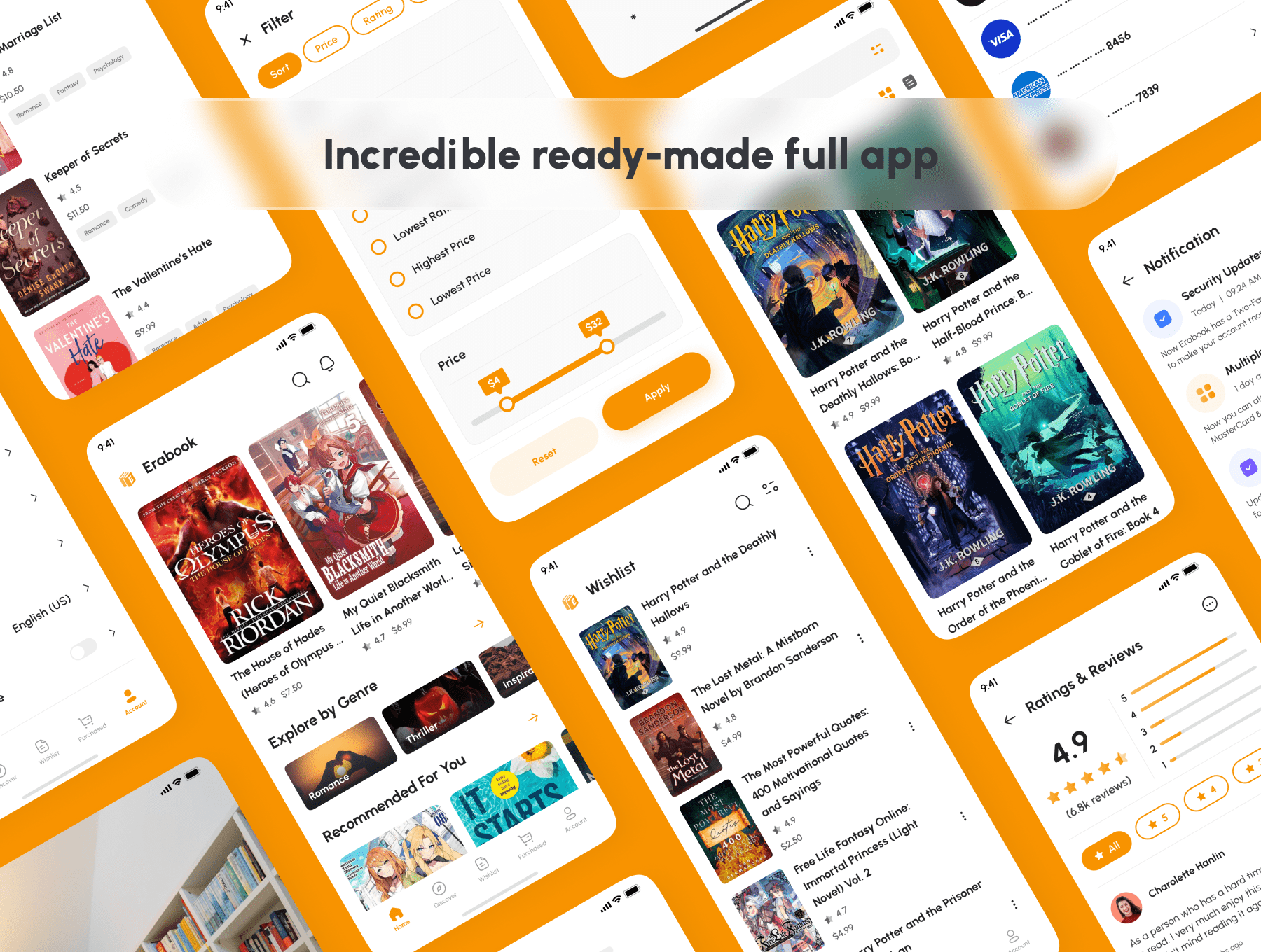 Erabook - Ebook Store & Reader App UI Kit by Sobakhul Munir Siroj on Dribbble