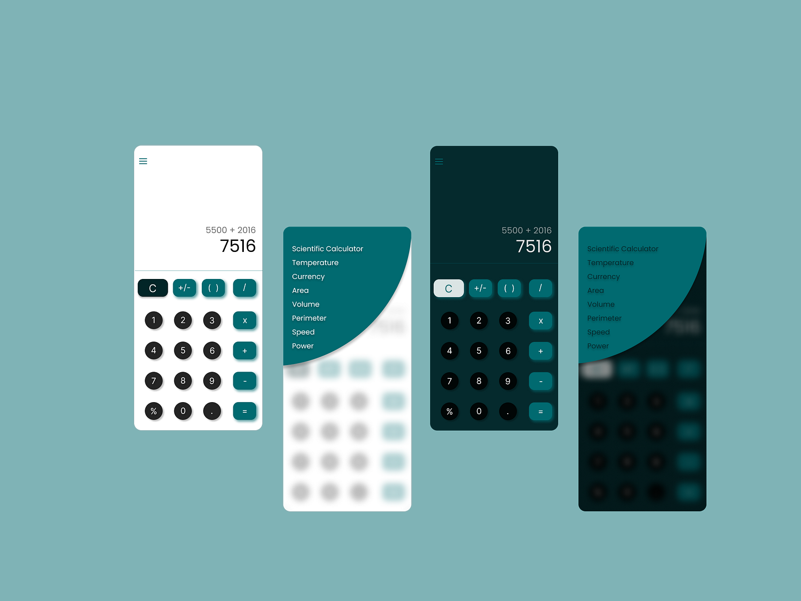 #DailyUI Calculator Challenge by Melat Tesfaye on Dribbble