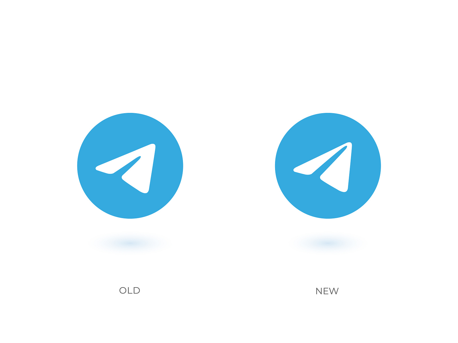 Telegram logo redesign concept by Recapix on Dribbble