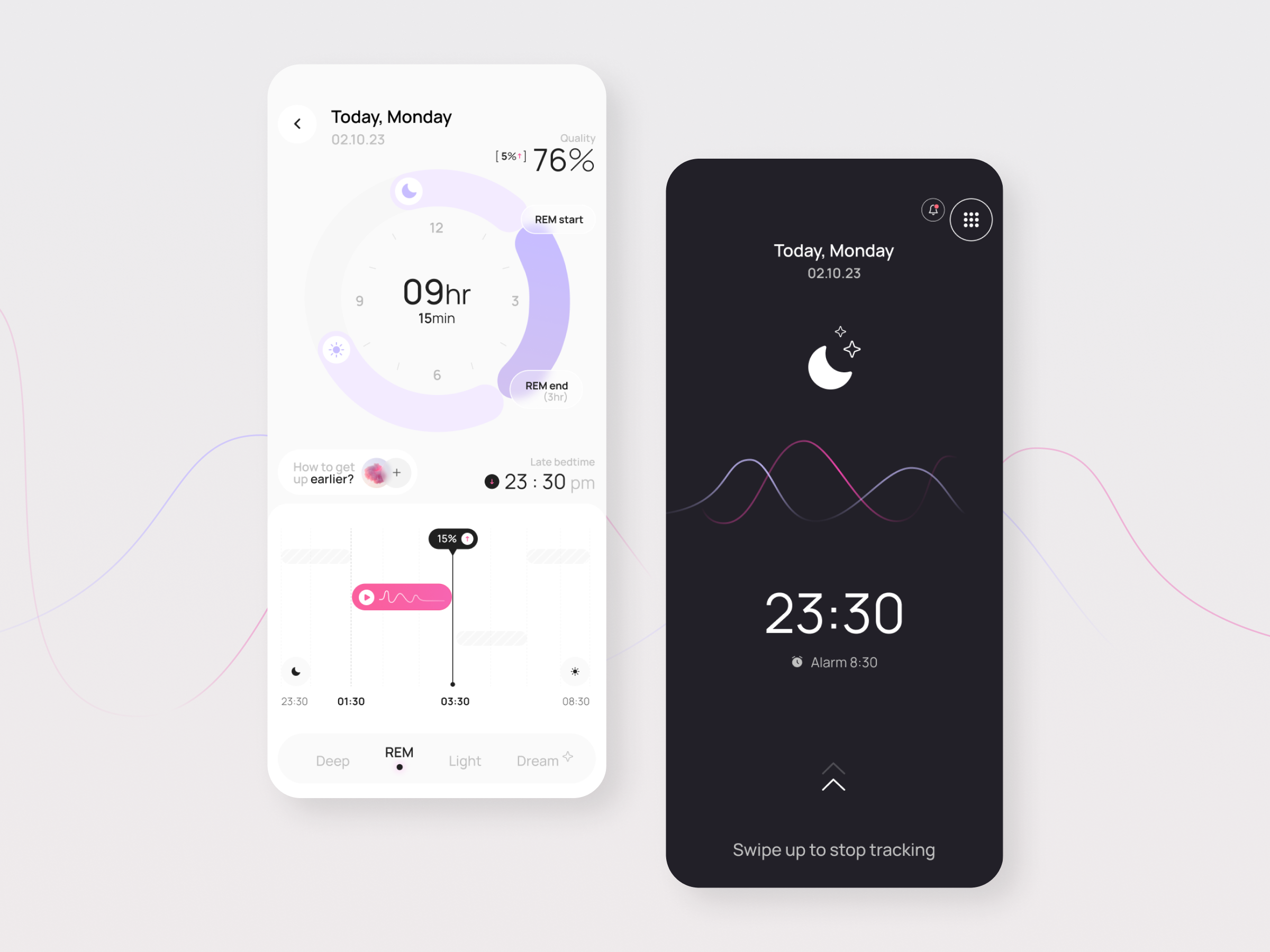 Smart Alarm App by Awsmd on Dribbble