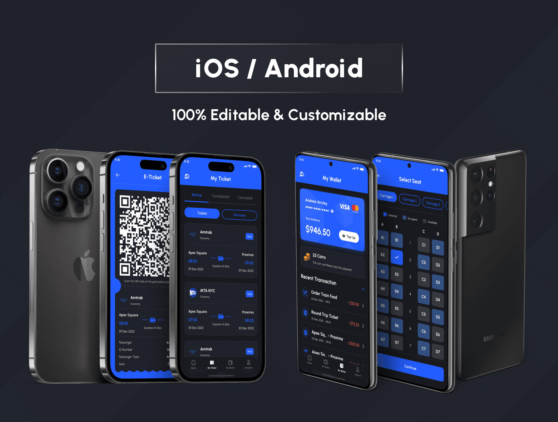 Railify - Train Booking App UI Kit by Sobakhul Munir Siroj on Dribbble