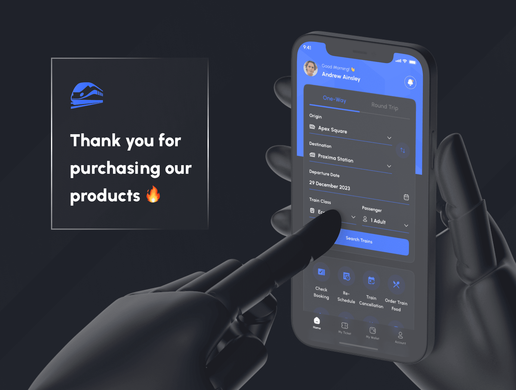 Railify - Train Booking App UI Kit by Sobakhul Munir Siroj on Dribbble