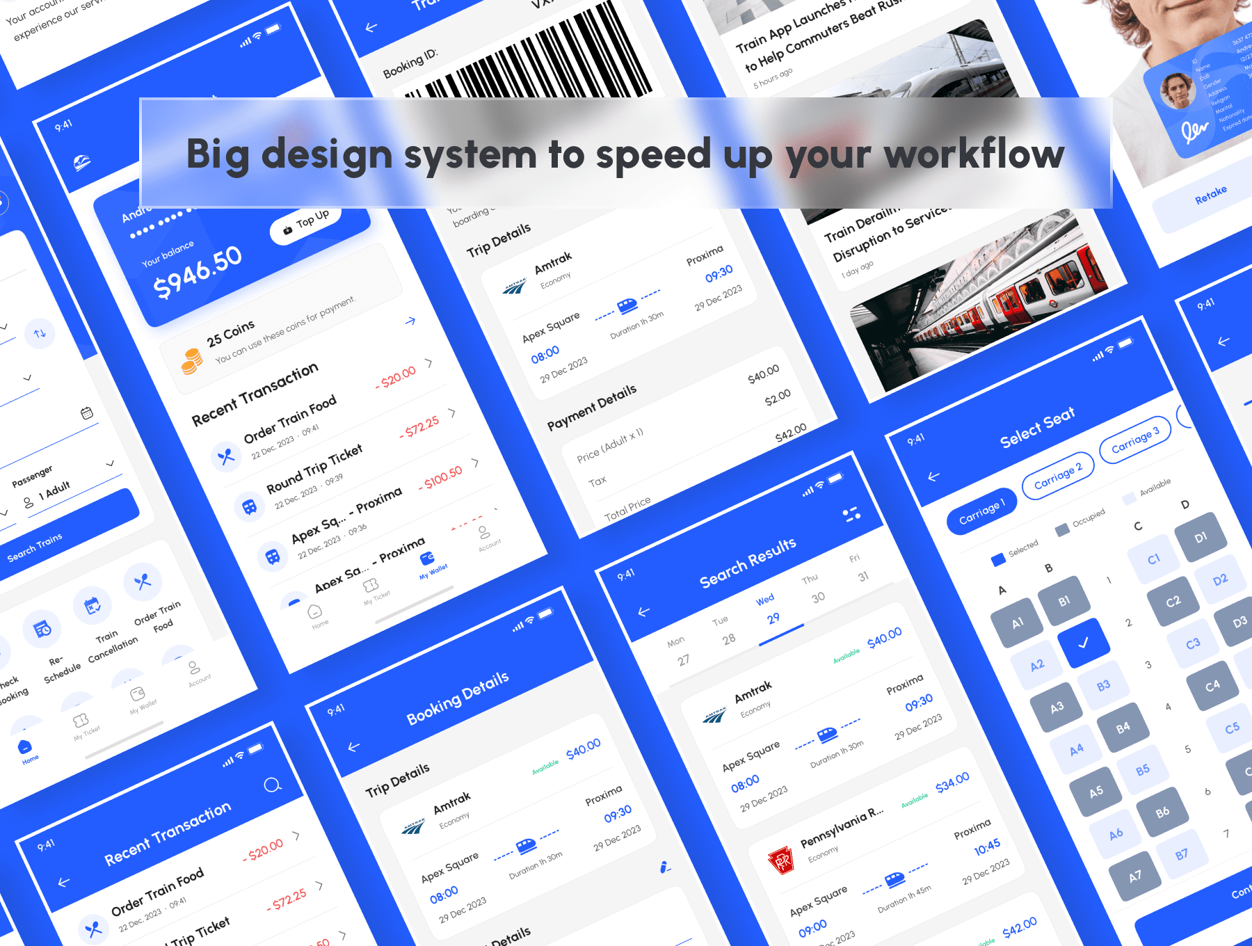 Railify - Train Booking App UI Kit by Sobakhul Munir Siroj on Dribbble