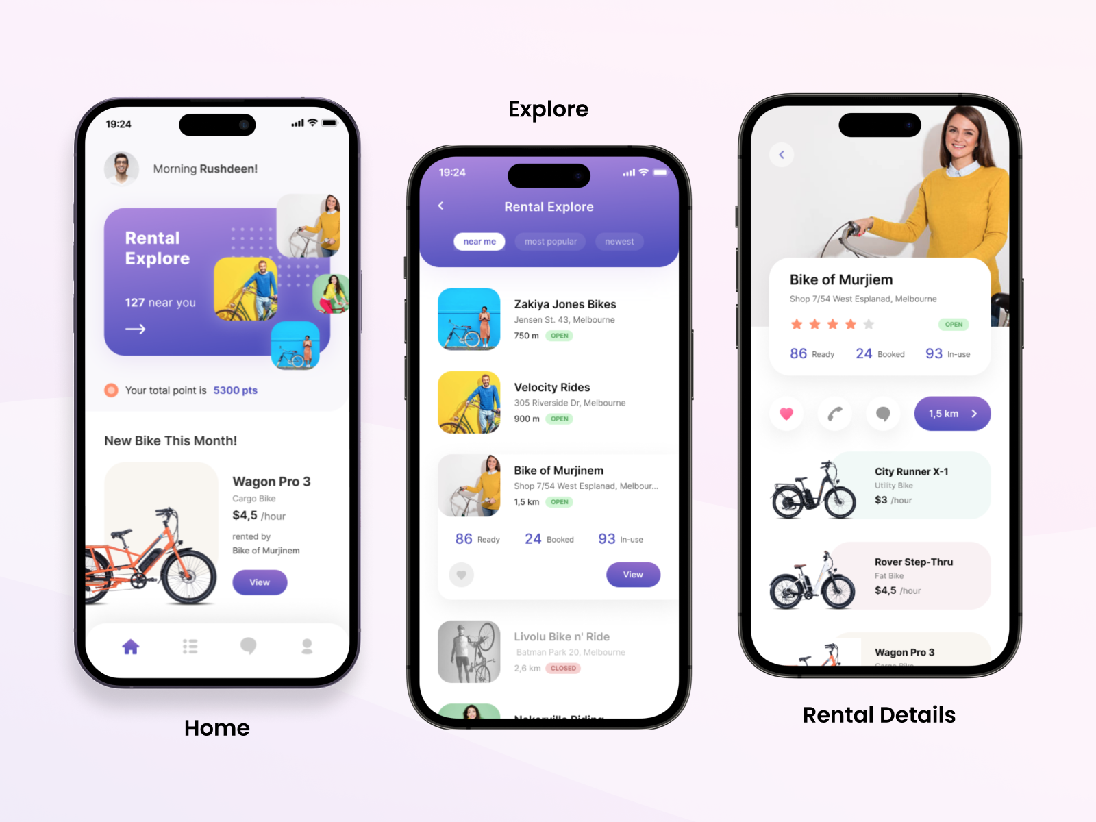 CycleGo - Bike Rental Mobile App by Agensip UI UX Agency on Dribbble