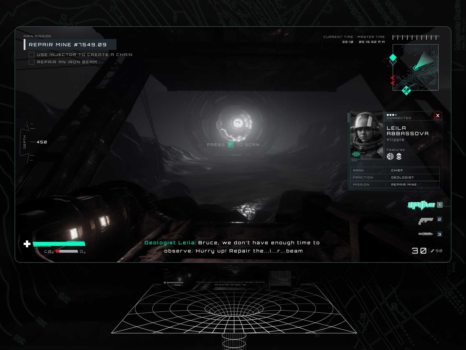 Sci-Fi Game UI by Leila Abbassova on Dribbble