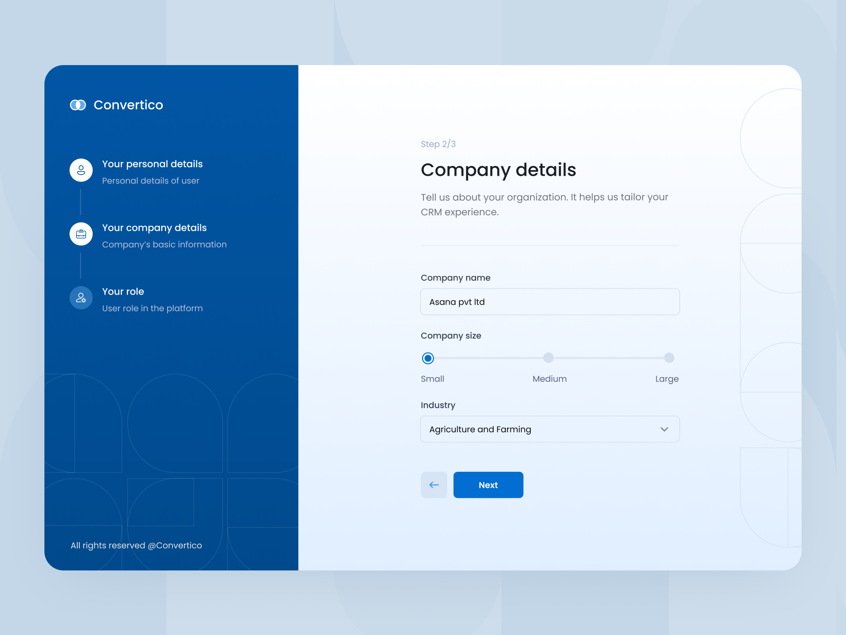 Onboarding Form, SaaS Platform by Octet Design Studio on Dribbble