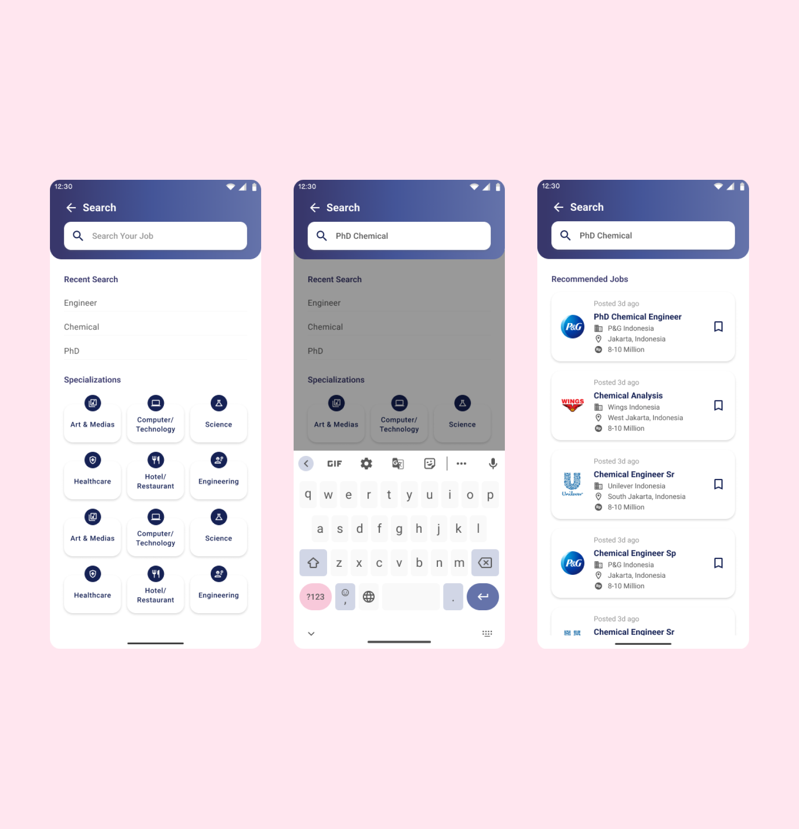 Revolutionizing JobStreet: UI/UX Study Case by Putri Salsabila on Dribbble