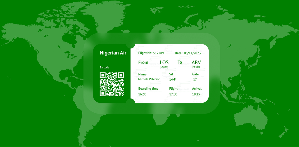 Boarding Pass UI by Emmanuel Ben on Dribbble