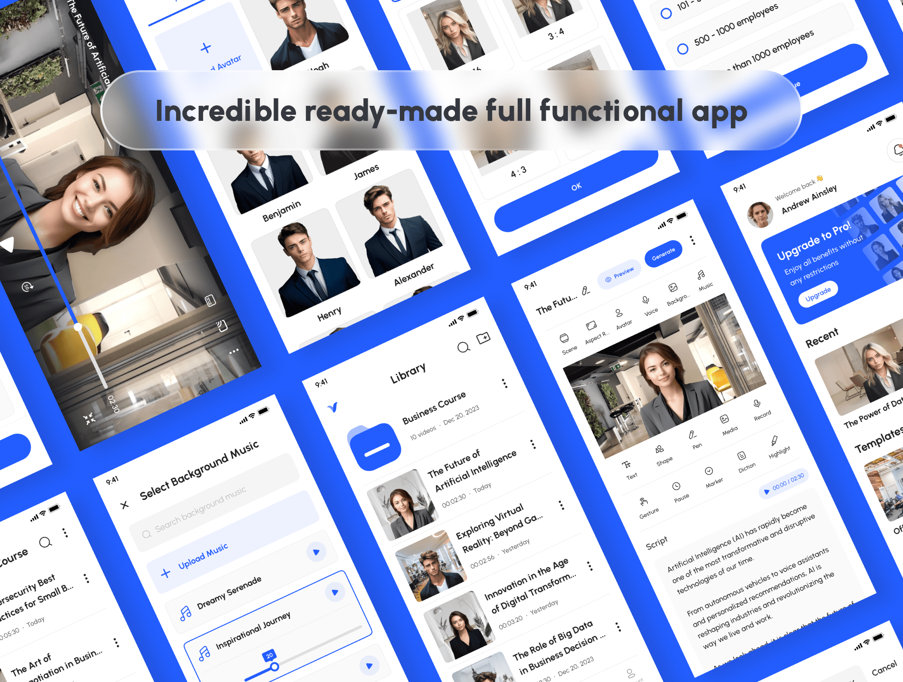 Vidify - AI Video Generator App UI Kit by Sobakhul Munir Siroj on Dribbble