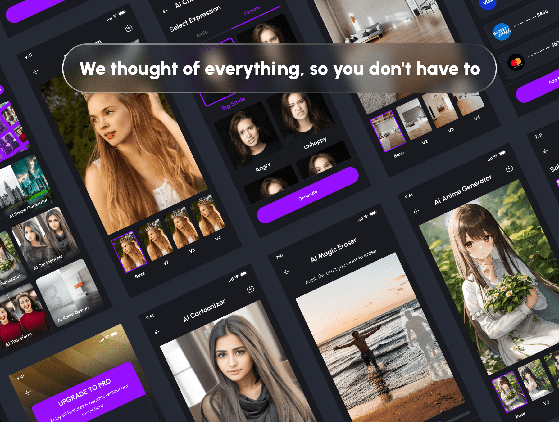 Photofy - AI Photo Editor App UI Kit by Sobakhul Munir Siroj on Dribbble