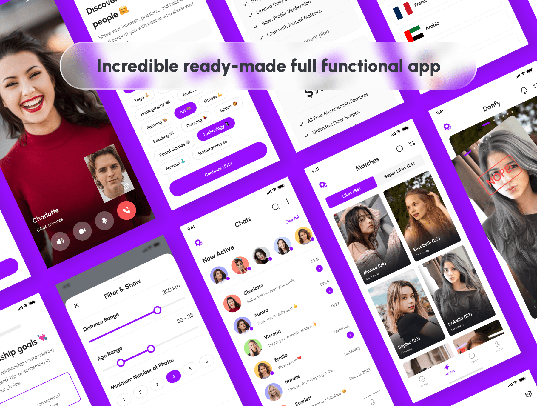 Datify - Dating App UI Kit by Sobakhul Munir Siroj on Dribbble