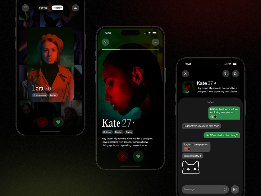 Browse thousands of Dating App images for design inspiration | Dribbble