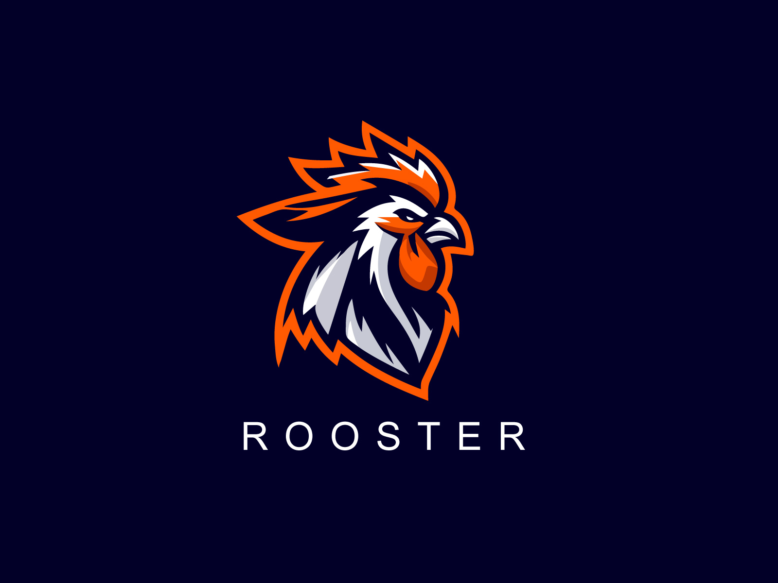 Rooster Logo by Austin Smith on Dribbble