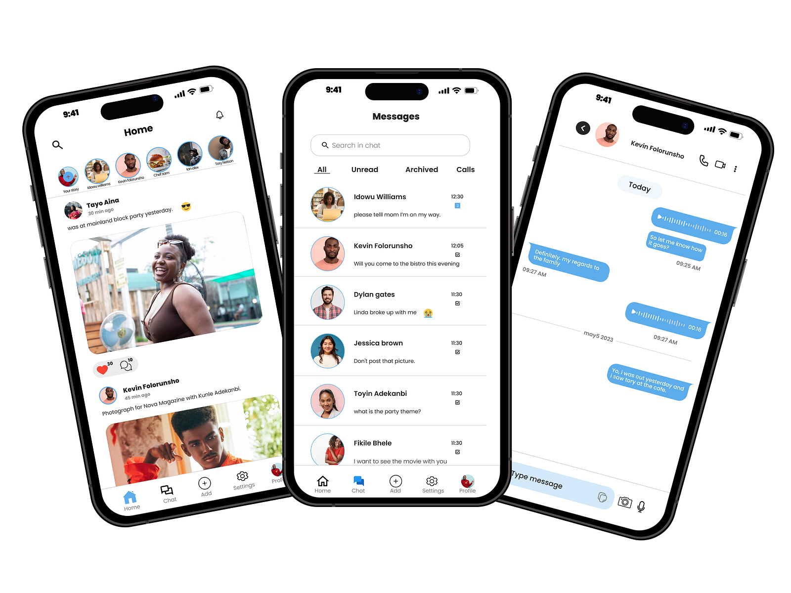 Text Box - A social texting app design by Victor Ademoyegun on Dribbble