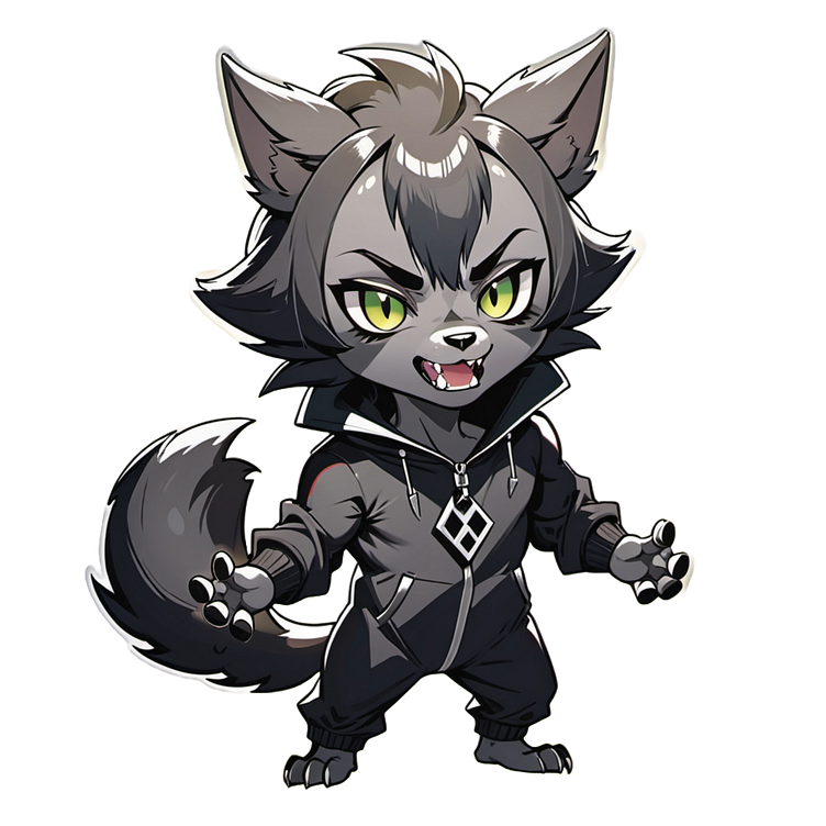 Chibi Werewolf By Puppy S Aesthetics On Dribbble