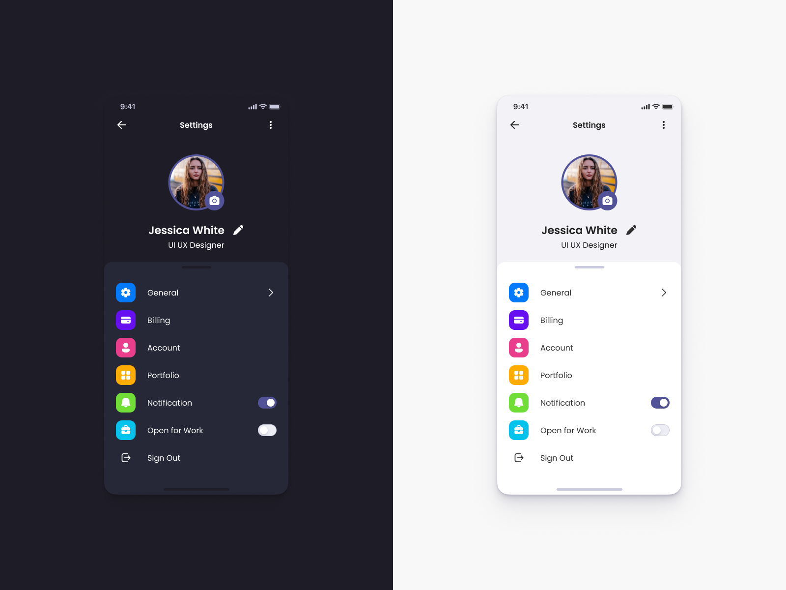 Settings - Daily UI #007 by Alpár Méder on Dribbble