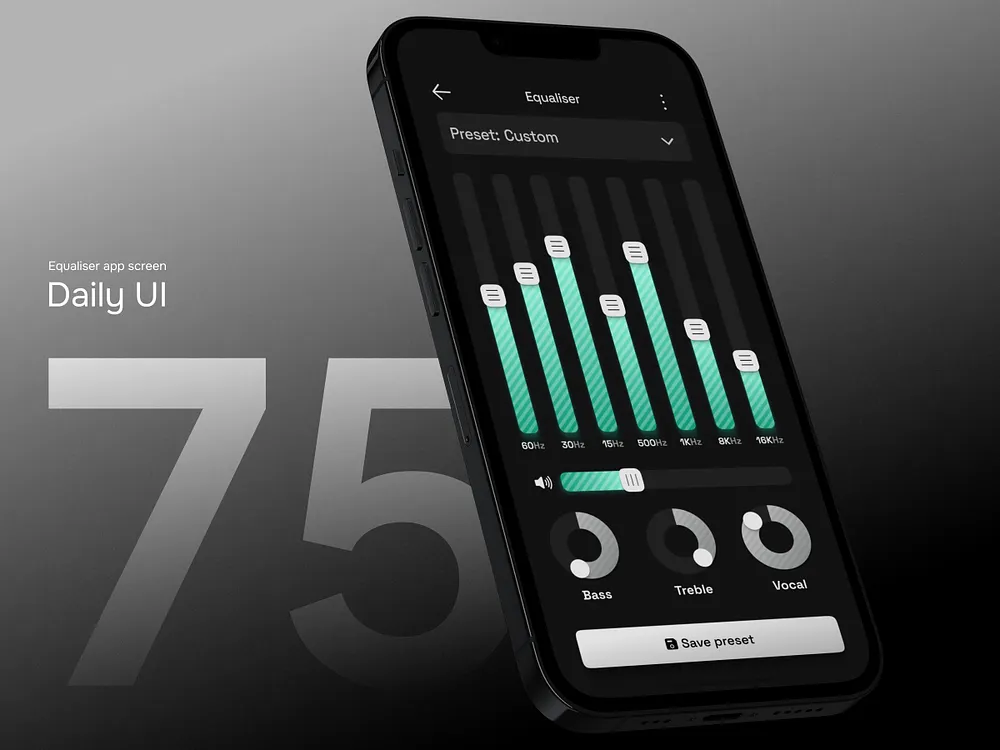 Equalizer App designs, themes, templates and downloadable graphic ...