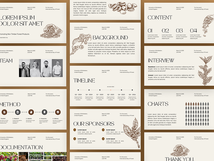 Research Presentation - Coffee Presentation by Dini Sabila on Dribbble