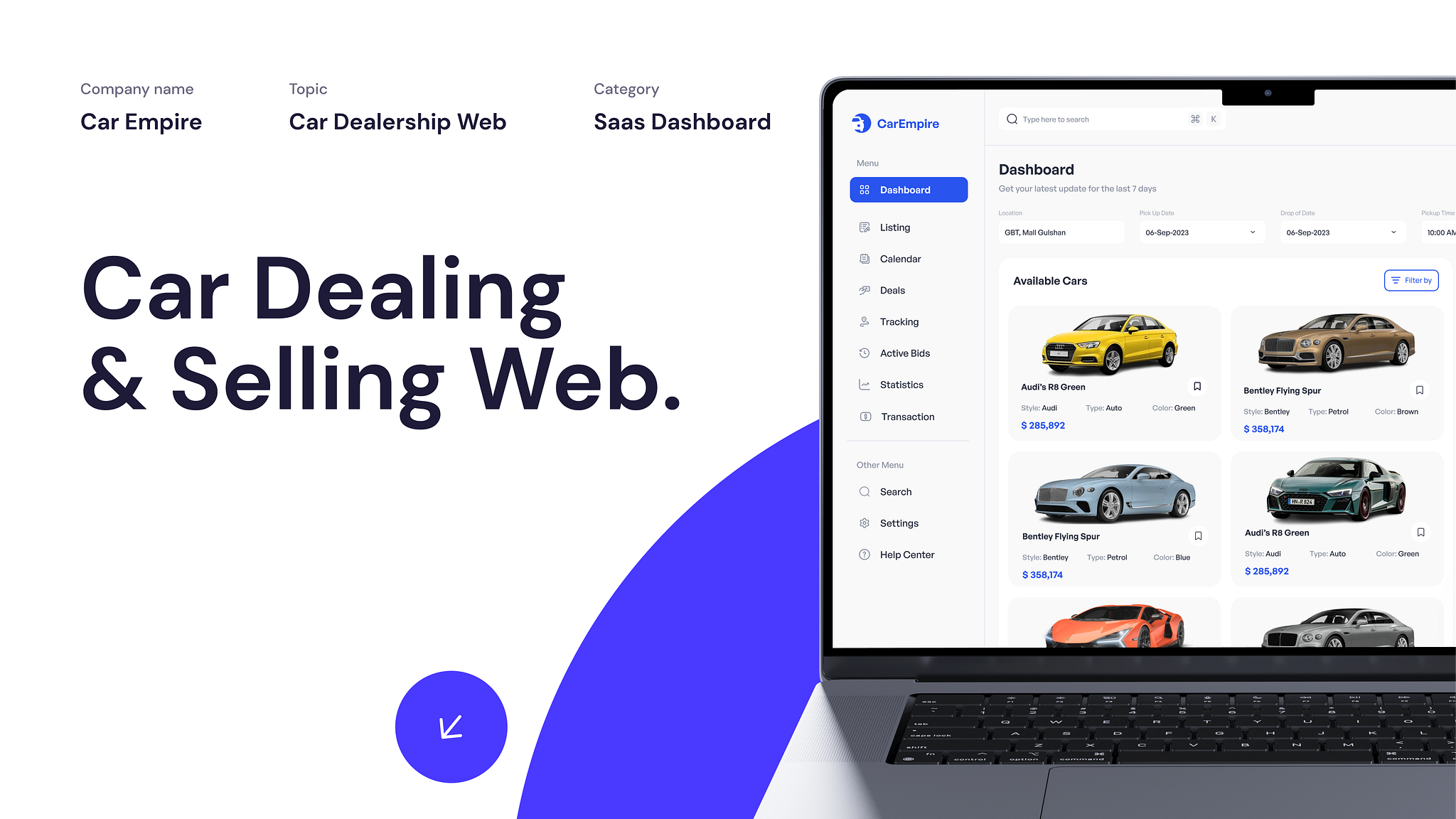 CarEmpire - Car Dealer Ui Kit by Onixlab Studio Ltd for Onixlab on Dribbble