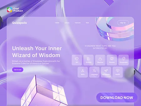 Quiz Website designs, themes, templates and downloadable graphic ...