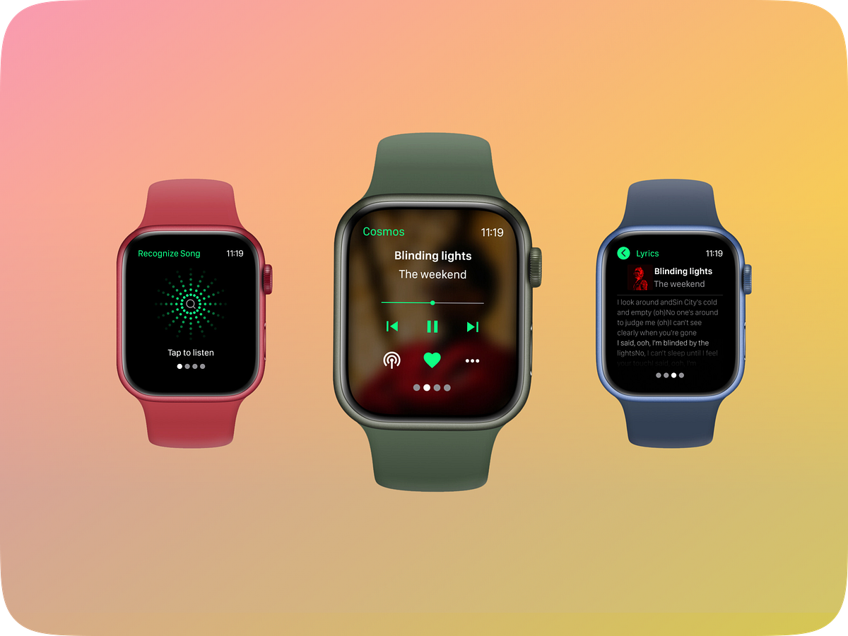 Apple Watch App UI Design Concept by Nidal K on Dribbble