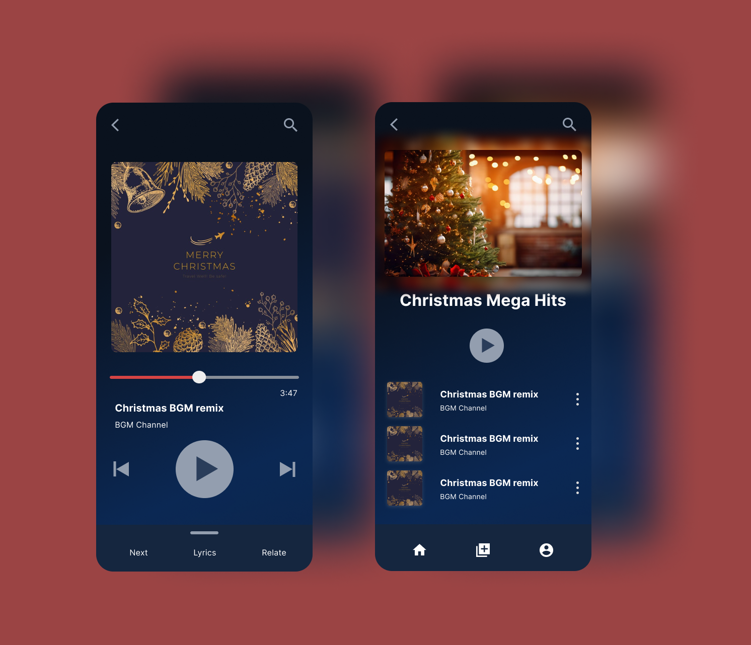 Music Player UI design by Rie on Dribbble