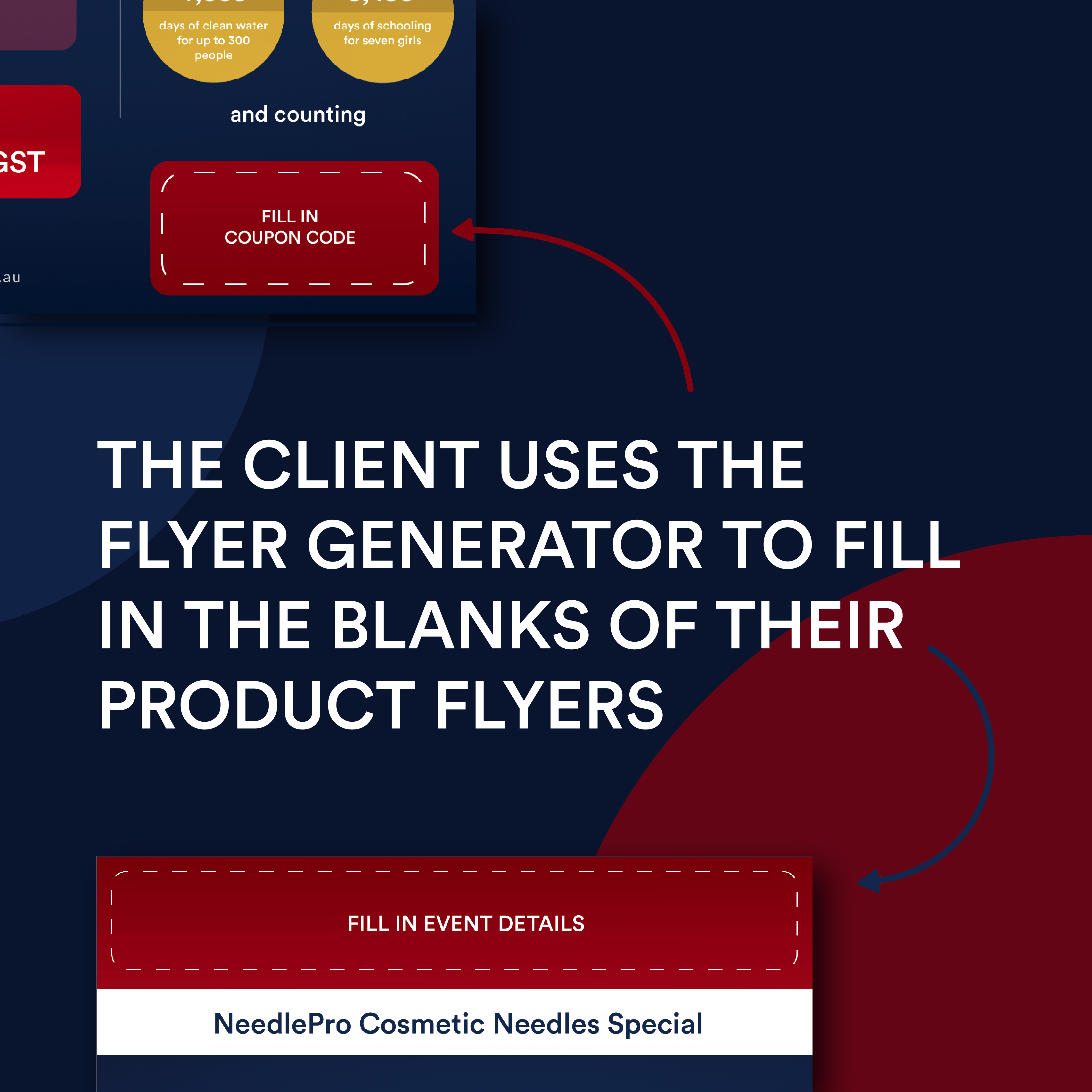 NeedlePro Flyer Generator by Ansaar on Dribbble