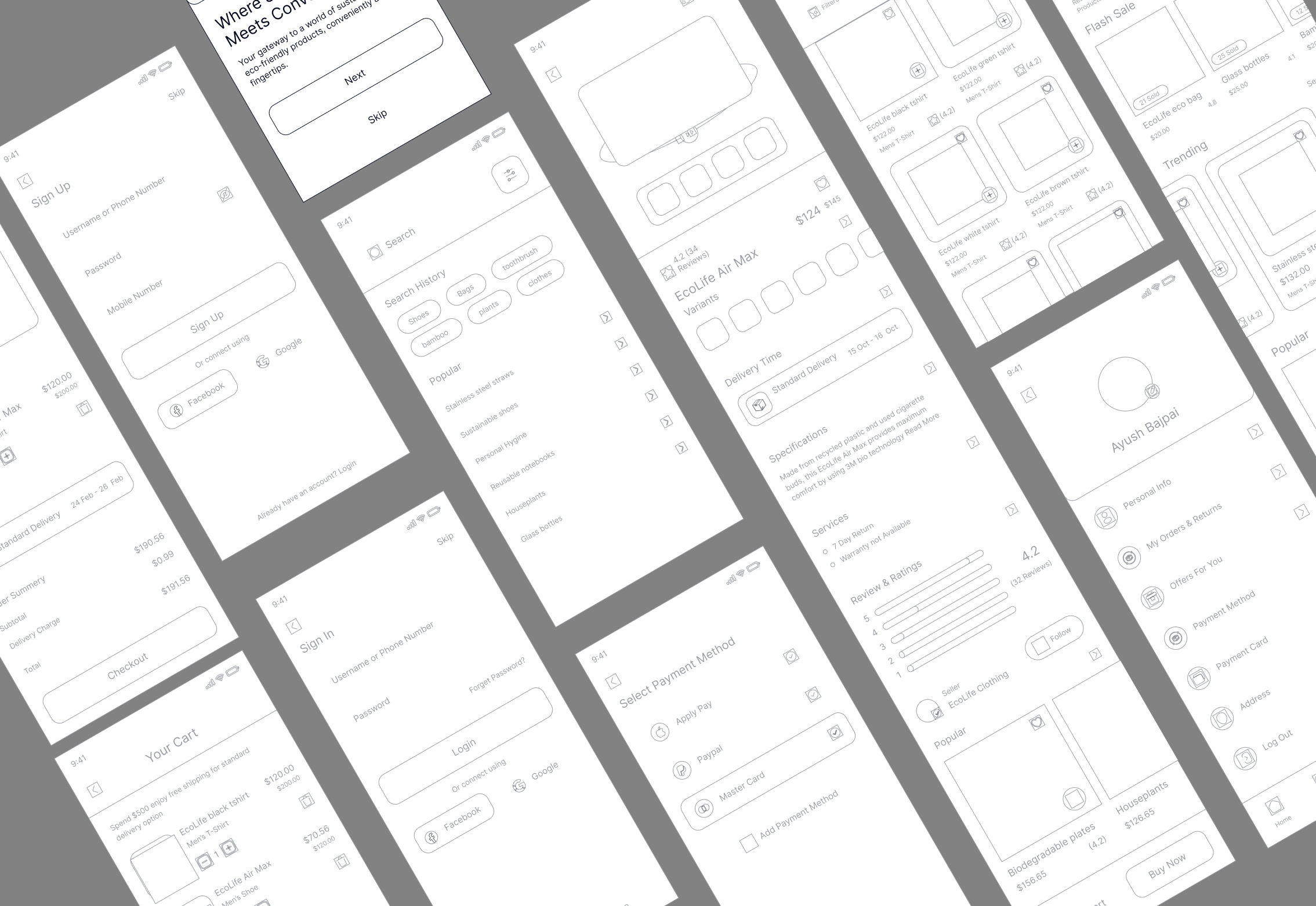 Redefining Sustainability: EcoLife Mobile App Design by Ayush Bajpai on ...