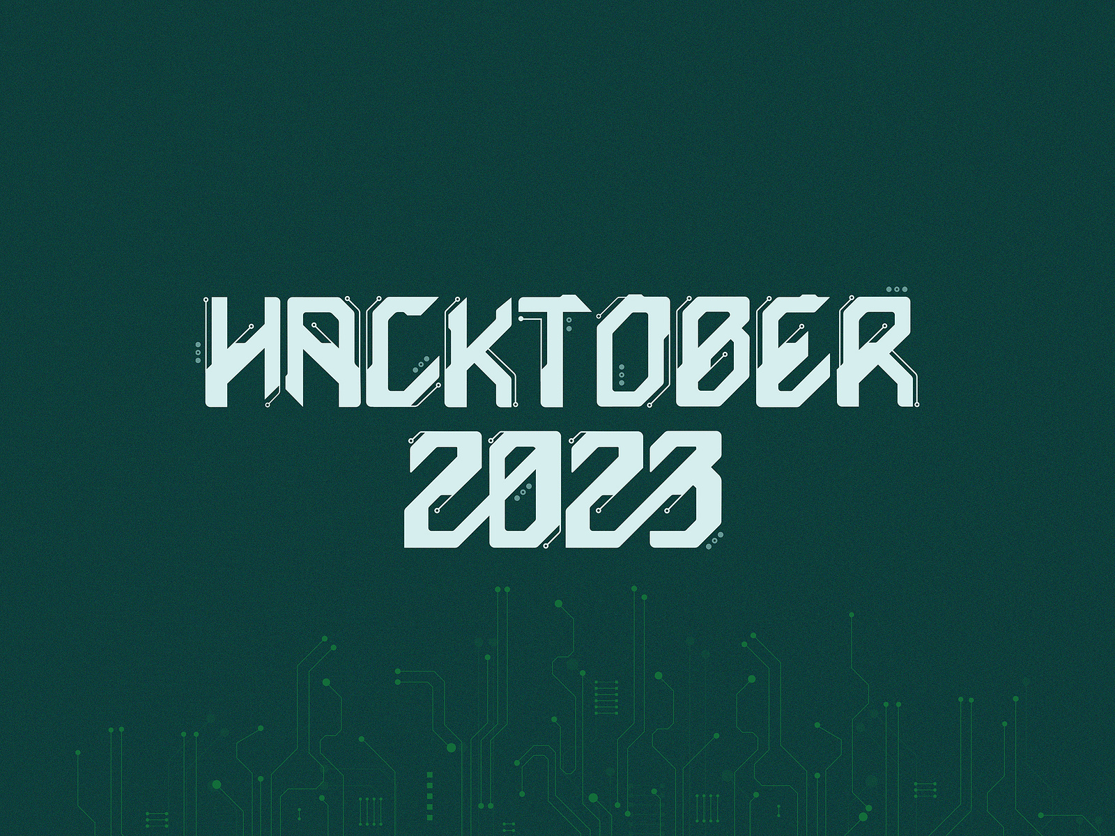Hacktober 2023 - Event Branding by Nivas Kalyanasundaram on Dribbble