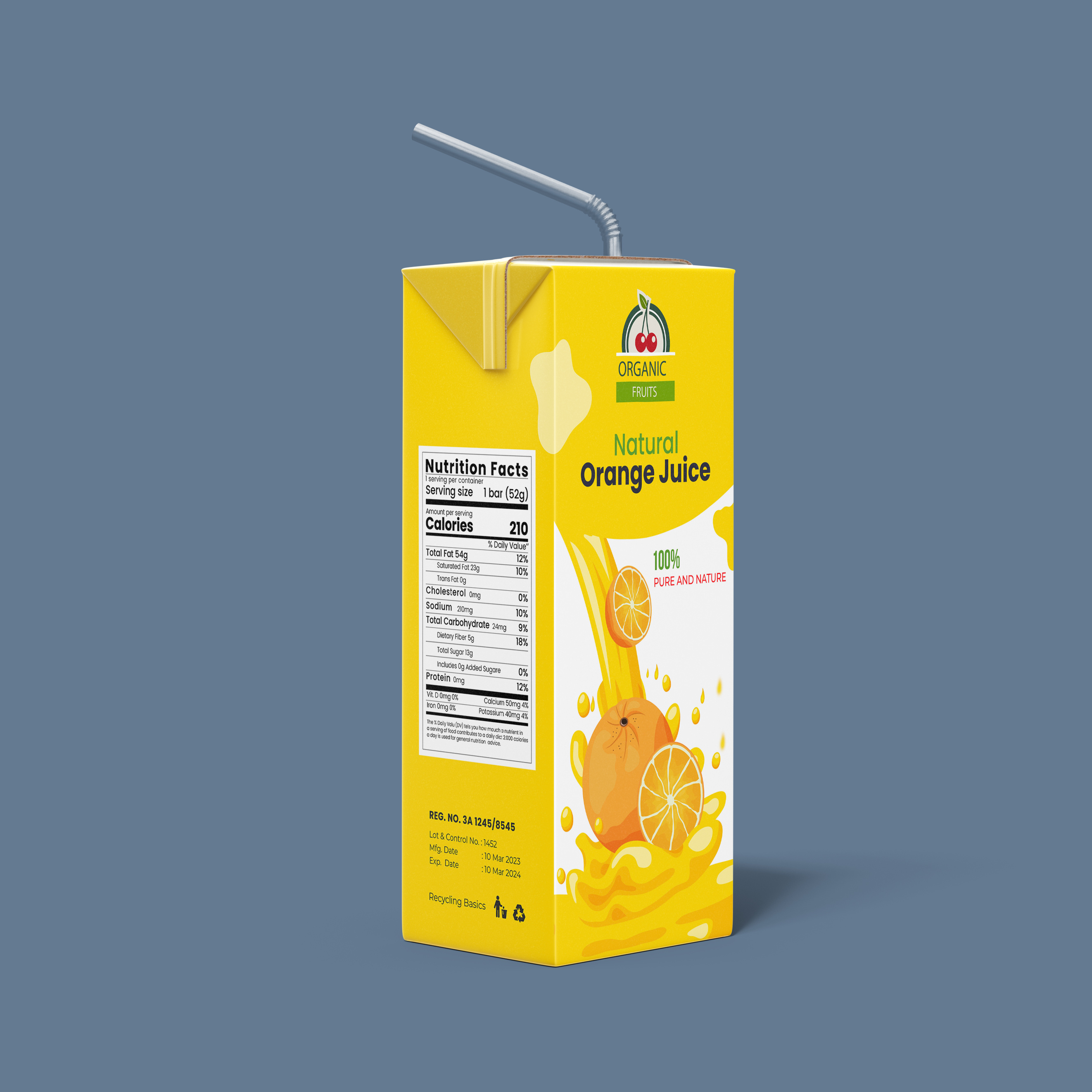 Orange Juice Box Packaging Design by Zahangir Hossain on Dribbble