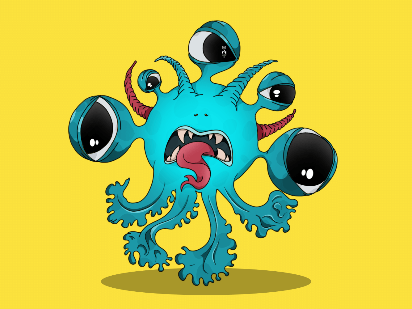 Sea monster by sima soroor on Dribbble