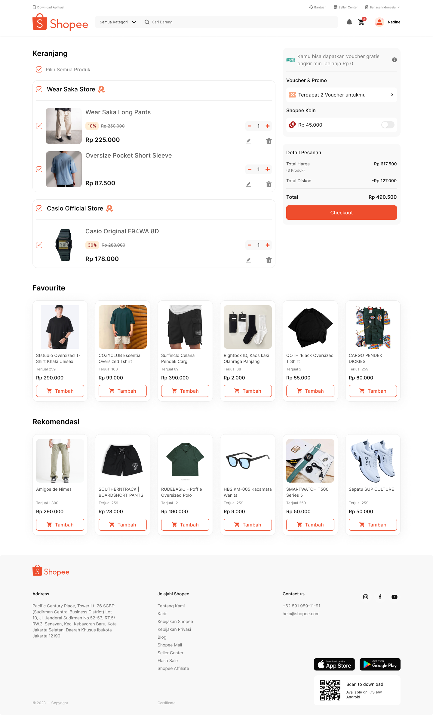 Shopee - Cart Revamp by Quinxy Mahardhika on Dribbble