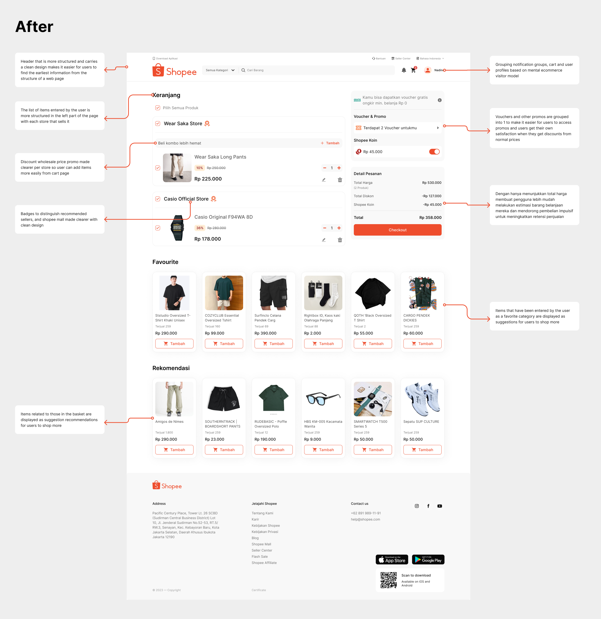 Shopee - Cart Revamp by Quinxy Mahardhika on Dribbble