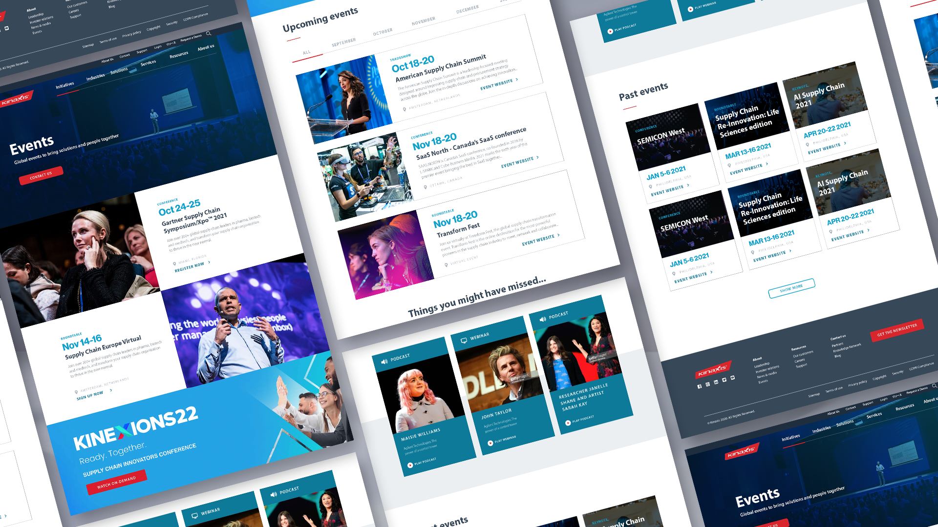 Kinaxis - Event Web Page Design by Amanda M Vo on Dribbble