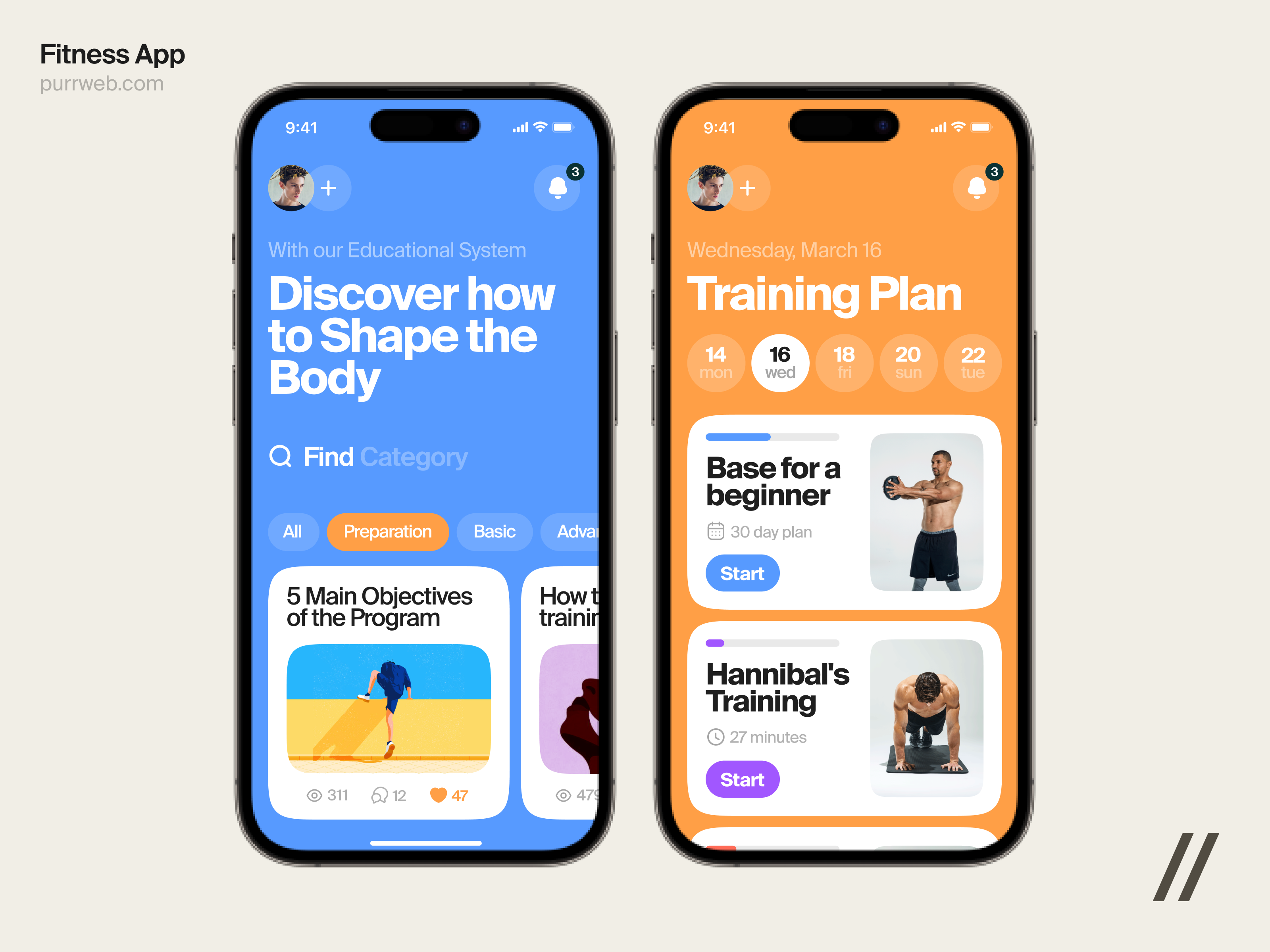 Rehabilitation Mobile iOS App by Purrweb UI/UX Agency on Dribbble