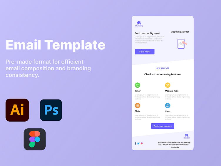 Email Template by Ayaz Anwar on Dribbble