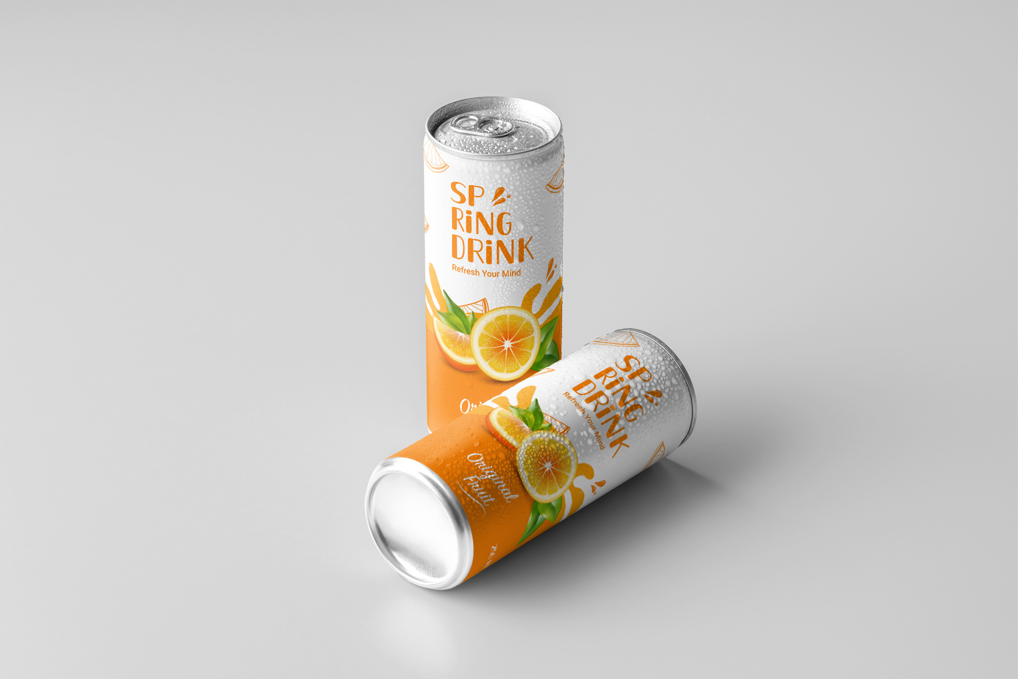 Juice Drink Can Label Design by Zahangir Hossain on Dribbble