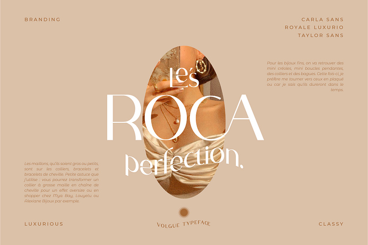 Volgue - Chic Modern Typeface by Creative Corner on Dribbble