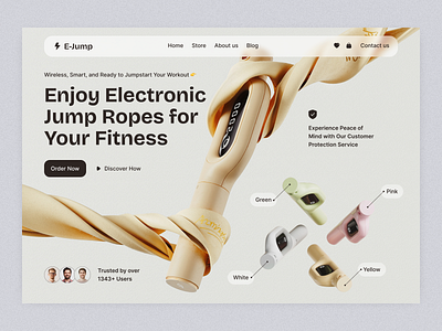 Electronic Device Ecommerce Header Design by Wily UI/UX for Wily Agency ...