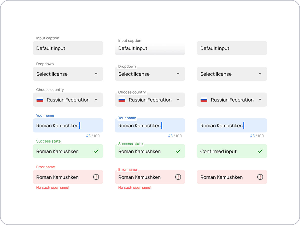 Mastering Inputs Field Design: A Practical UI UX Tutorial by Roman ...