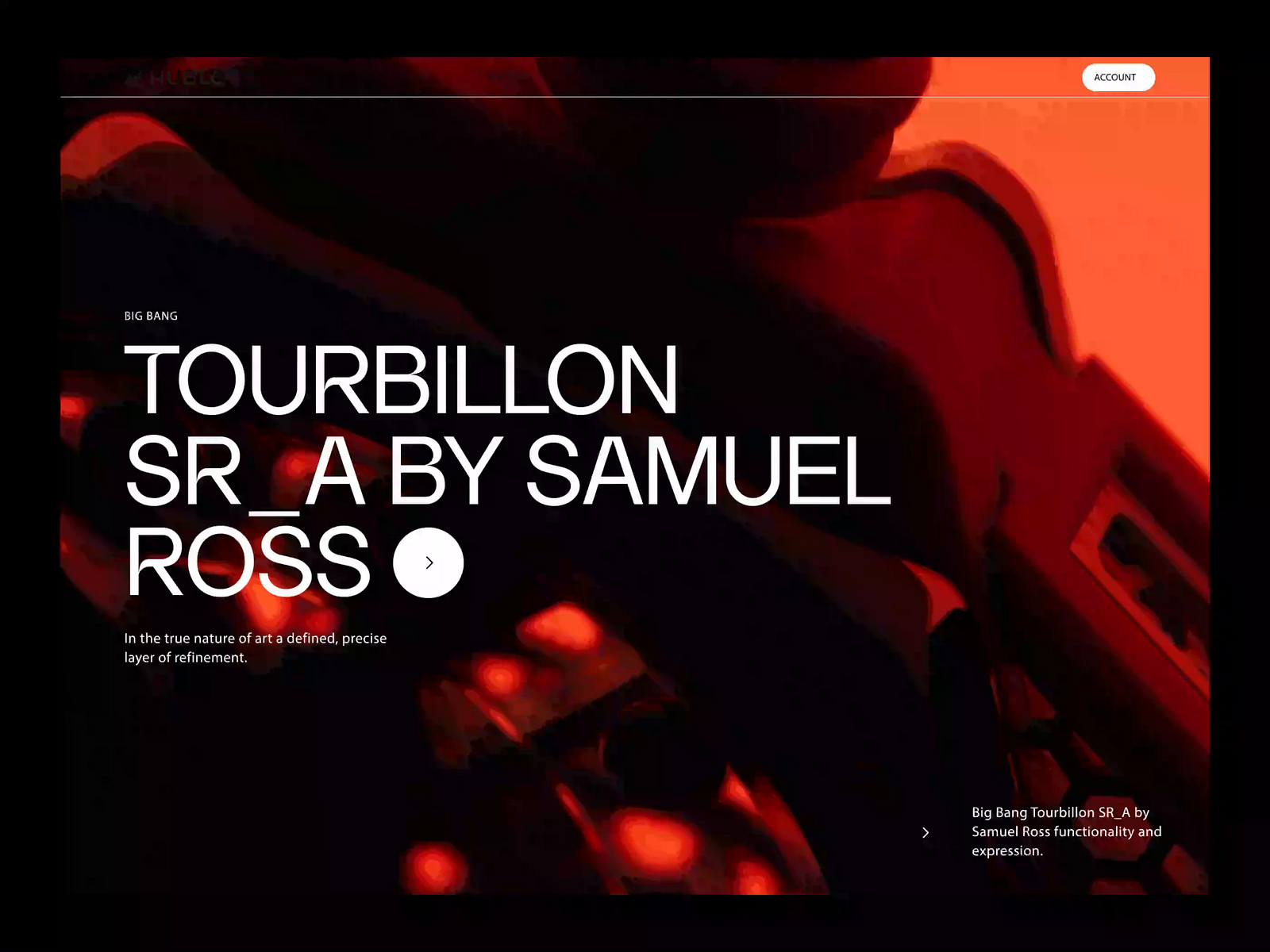 Hublot Landing page design by Basit A. khan 👋 on Dribbble
