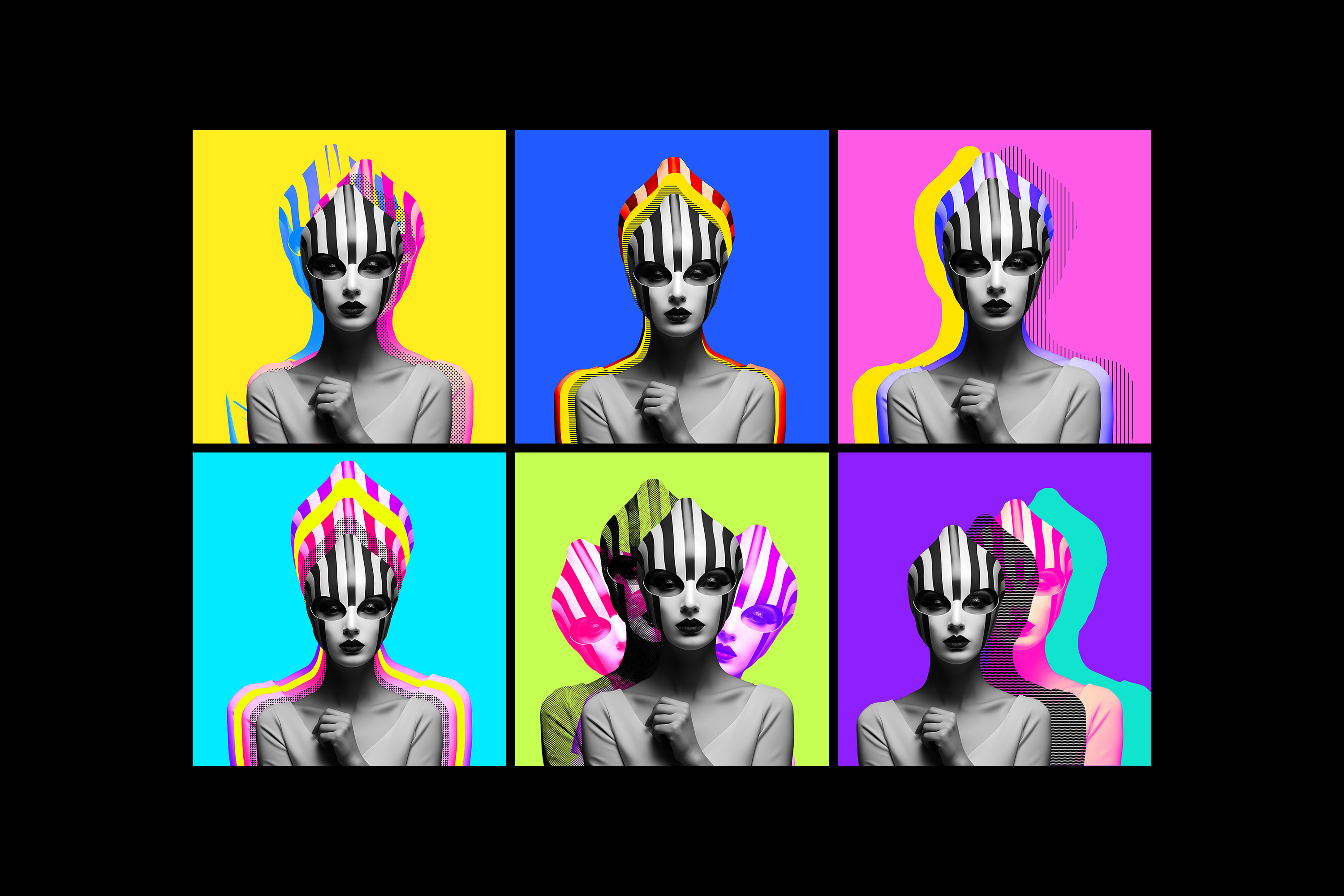 Acid Warhol Pop-Art Photo Effects by Pixelbuddha on Dribbble
