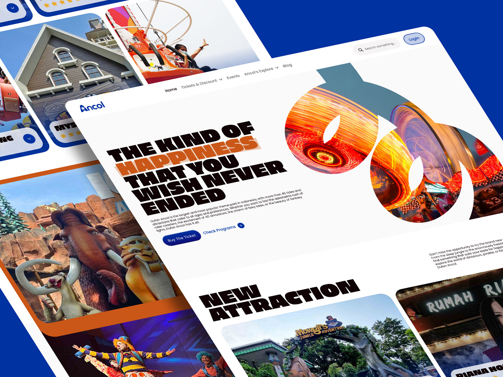 Dufan Theme Park Landing Page Design 🎡 by Maulana Rifky Yudhira ...