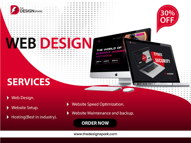 Web Design Services by The Design Spark on Dribbble