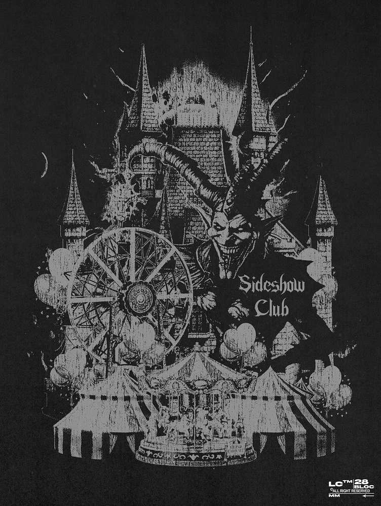 (Commission Work) Design For Side Show Club by 28BLOC on Dribbble