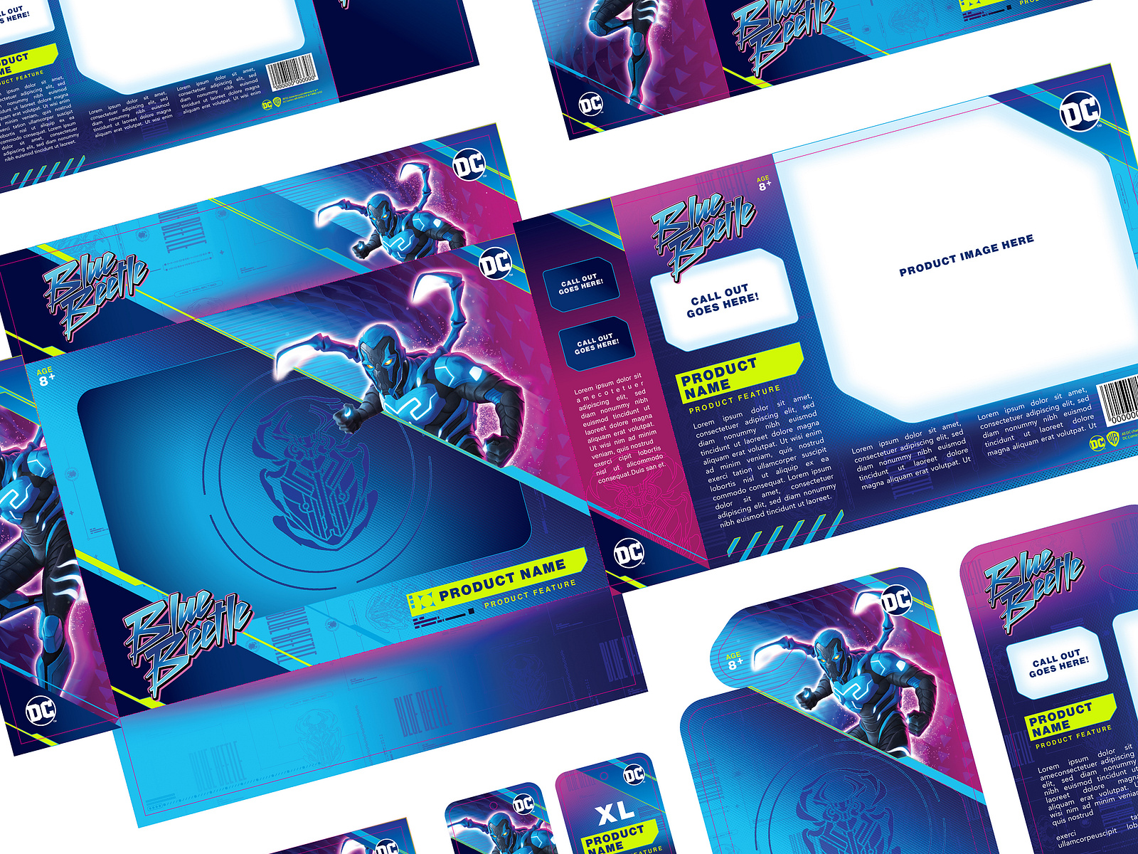 Blue Beetle Packaging by HRO Design on Dribbble