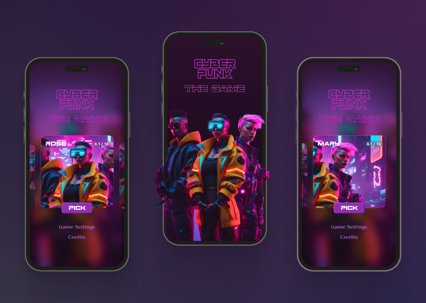 📱Cyberpunk Mobile Game Concept Prototype by Vahid on Dribbble